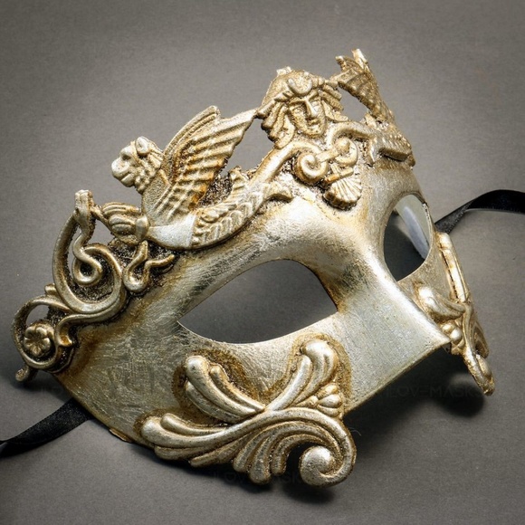 ILOVEMASKS | Accessories | Roman Greek Emperor Warrior Venetian Mask ...